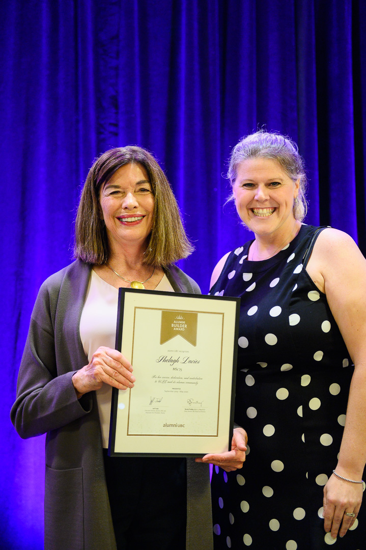 Congratulations Shelagh Davies for receiving a 2019-2020 UBC Alumni Builder Award | School of ...